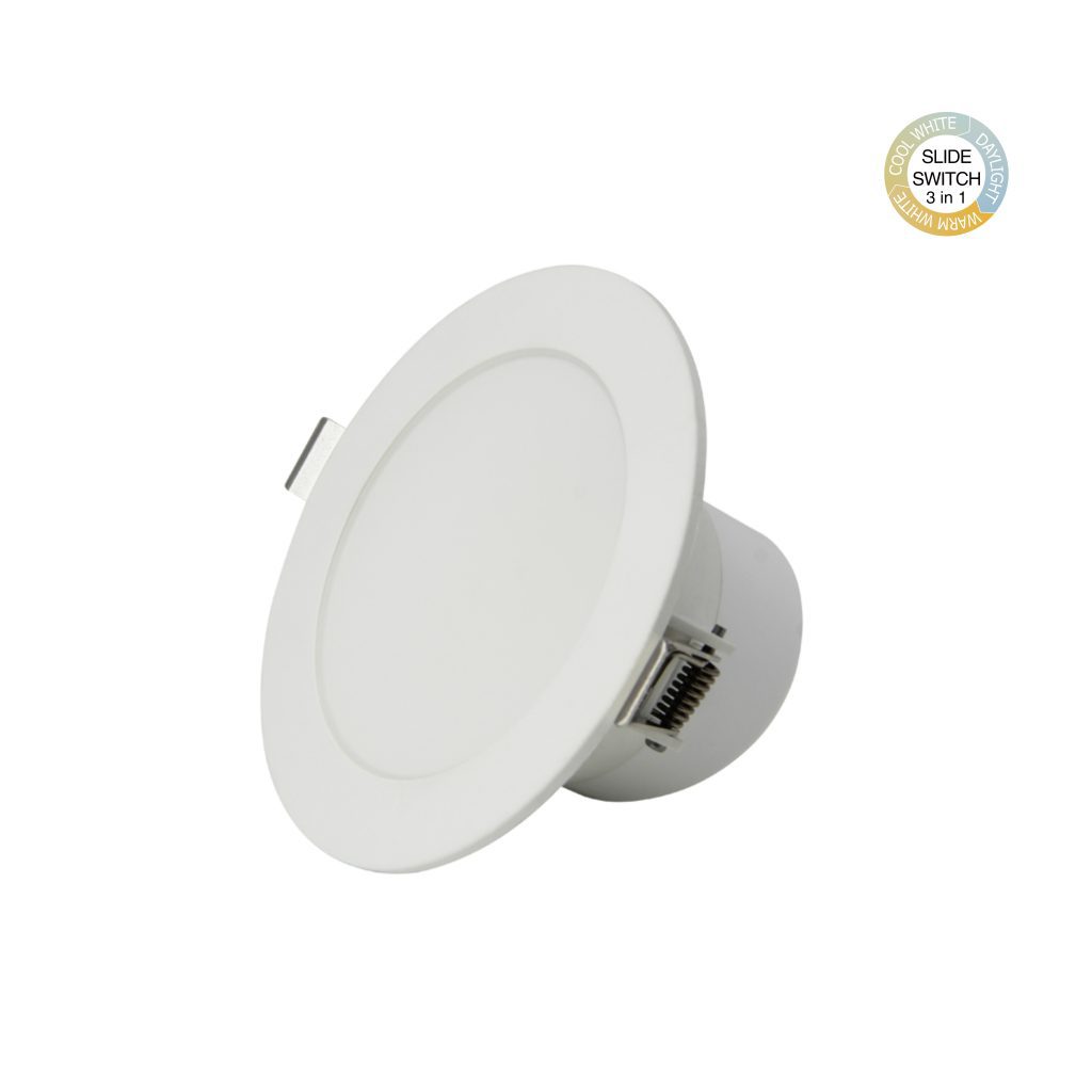 8w STAR Downlight - 90mm - TRI Colour | Flush Diffuser